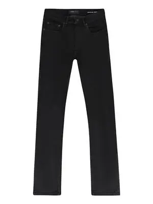 PURPLE BRAND Resin Flare Skinny Jeans - Black
