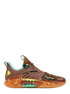 ANTA Shock Wave 5 Pro 'focus' Sneakers - Brown
