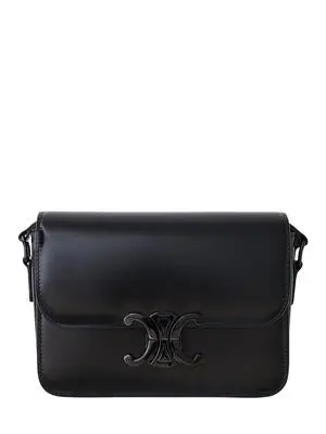 Celine Teen Triomphe Bag - Black
