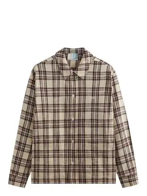 Kith Long-sleeve Boxy Collared Overshirt - Multicolor