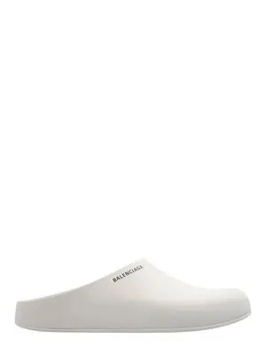 Balenciaga Pool Closed Slides Cream