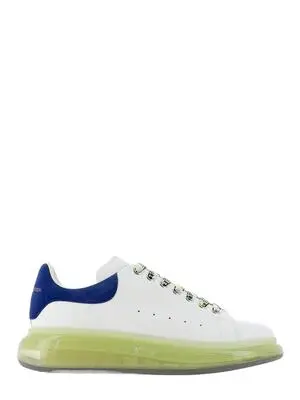 Alexander McQueen Oversized Sneaker With Clear Sole - White