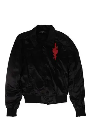 Amiri Silk Dagger Band Jacket - Black