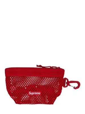 Supreme Mesh Mini Pouch - Red