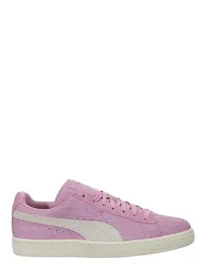 PUMA Suede Classic Crocodile Embossed Sneakers - Pink
