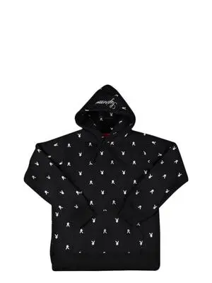 Supreme X Playboy Hooded Sweatshirt - Black