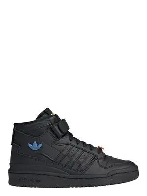 Adidas Forum Mid J Trefoil Pins - Black