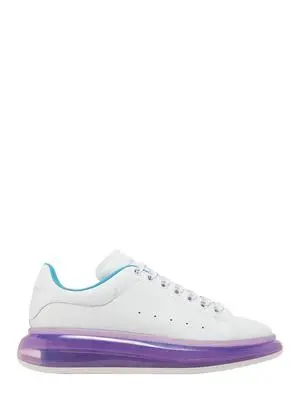 Alexander McQueen Oversized Sneakers With Transparent Sole - White