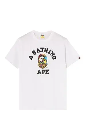 A BATHING APE Printed T-shirt - White