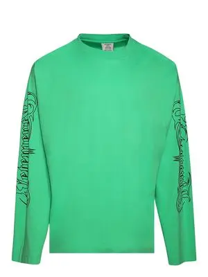Vetements Metal Printed Long-sleeve - Green