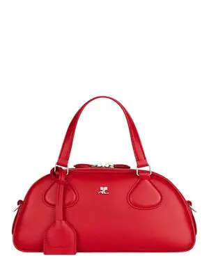 COURREGES Friday Bowling Baguette Bag - Red