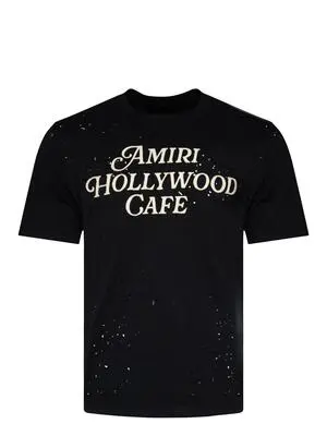 Amiri Hollywood Cafe Tee - Black