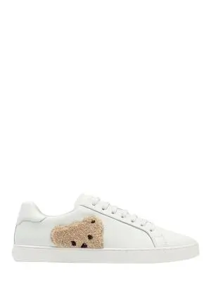Palm Angels Tennis Teddy Bear Sneakers - White