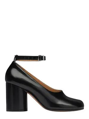 MAISON MARGIELA Tabi Leather Heels - Black