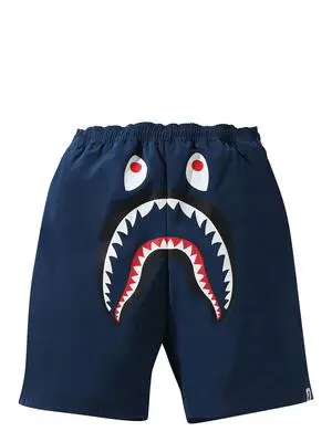 A BATHING APE Shark Beach Shorts - Blue