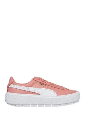 PUMA Platform Trace Leather Sneakers - Pink