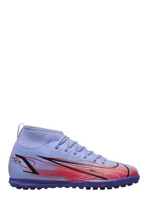 Nike Kylian Mbappé X Mercurial Superfly 8 Club Tf Gs 'flames - Purple