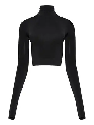 BALENCIAGA Cropped Turtleneck
