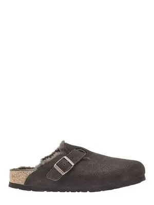 BIRKENSTOCK Boston Shearling Clogs - Brown