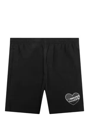 PLEASURES Heart Sport Shorts - Black