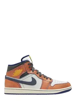 JORDAN 1 Mid Se Flight Vintage Sneakers - Orange