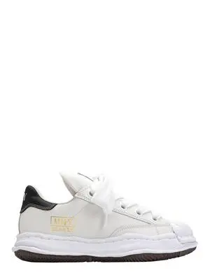 Mihara Yasuhiro Blakey Puffer Og Sole Leather Low Sneakers - White