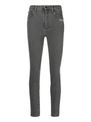 Off-White Corporate Skinny Jeans - Grey