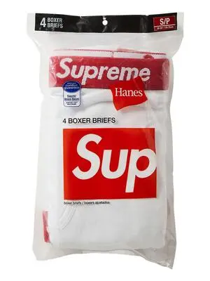 Supreme Boxer Briefs - White