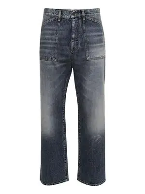 Givenchy Large Fit Denim Pants - Blue