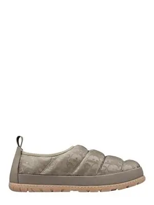 Dior Quilted Oblique Slippers - Brown