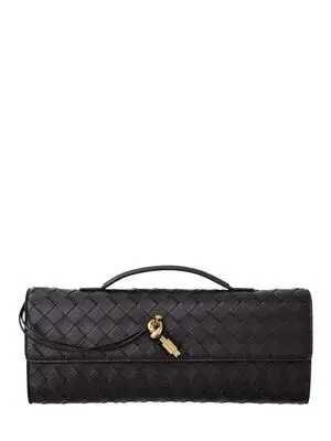Bottega Veneta Andiamo Clutch - Brown