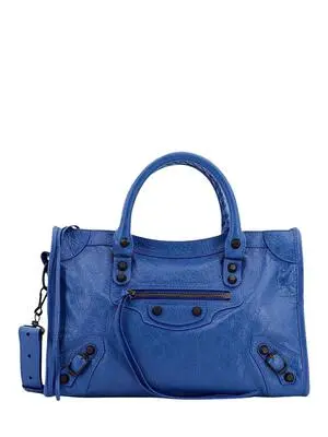 Balenciaga Le City Small Shoulder Bag - Blue