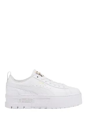 PUMA Mayze Leather Sneakers - White
