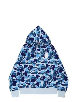 A BATHING APE Big Abc Camo Ape Head Pullover Hoodie - Blue