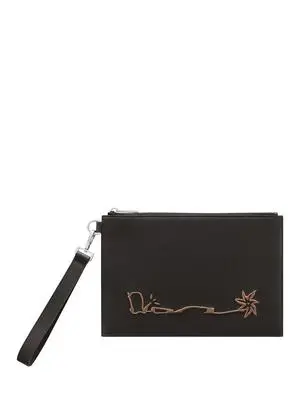 Dior X Cactus Jack A5 Pouch - Black