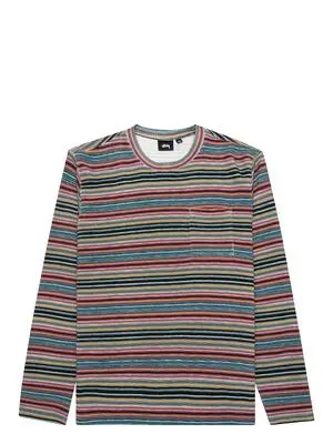 StÜssy Printed Long-sleeve Crew - Tan