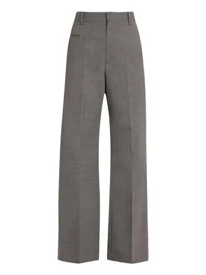 MAISON MARGIELA Wool Tailored Pants - Grey