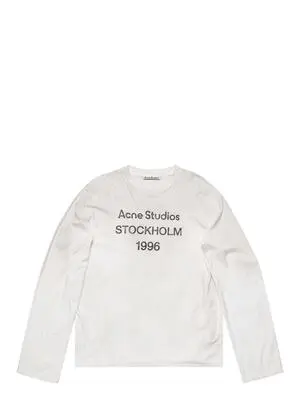 Acne Studios Logo 1996 Long-sleeve T-shirt - White
