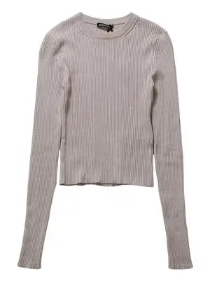 ANN DEMEULEMEESTER Kati Cropped Sweater - Tan