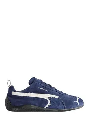 Balenciaga X Puma Speedcat Suede Sneakers - Blue
