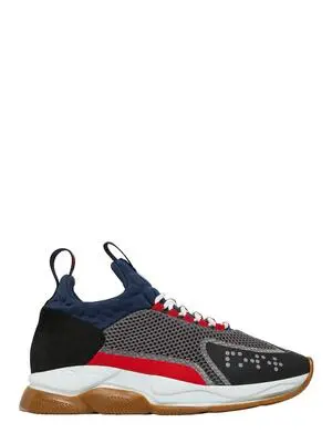 Versace Cross Chainer Sneakers - Black