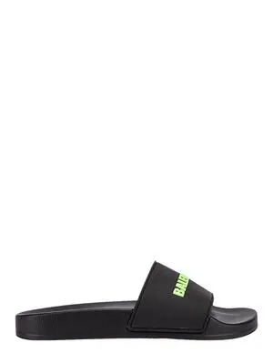 Balenciaga Pool Slides - Black