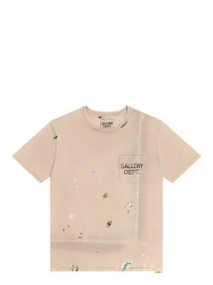 GALLERY DEPT. Vintage Logo Painted T-shirt - Tan