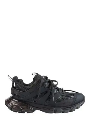 Balenciaga Track Sneakers With Clear Sole - Black