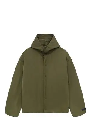 Fear Of God Textured Nylon Hooded Coaches Jacket - Green
