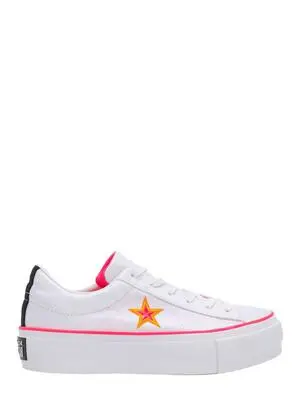 CONVERSE One Star Carnival Platform Sneakers - White