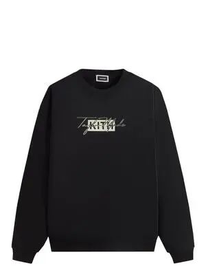 Kith For Taylormade Script Nelson Crewneck - Black