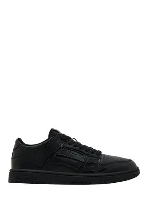 Amiri Skel Top Low 'triple' Sneakers - Black