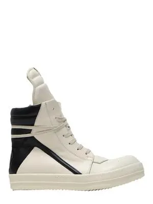 Rick Owens Luxor Geobasket High-top Sneakers - Cream