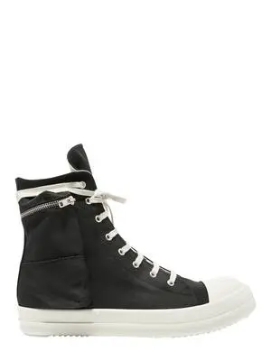 Rick Owens Gethsemane Cargo High Sneakers - Black
